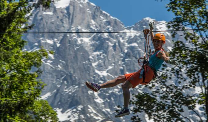 OUTDOOR escalade et rafting sur l'Arve face au Mont Blanc| Chamonix Guides